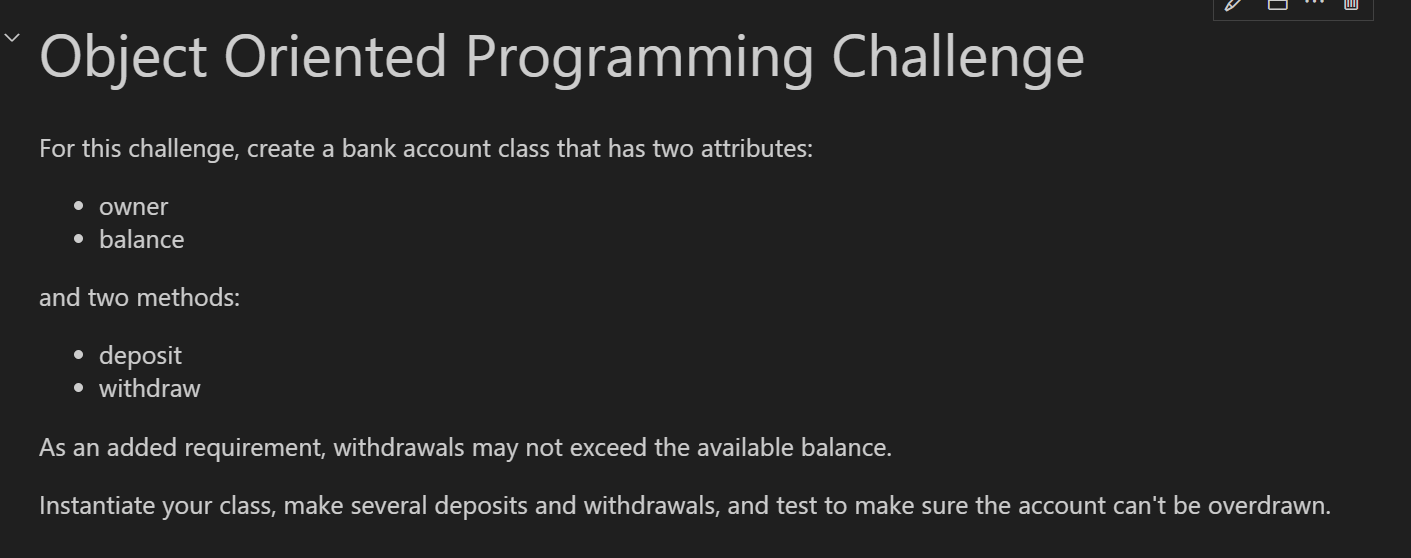 Solved In Python Create A Bank Account Class That Has Two 0495