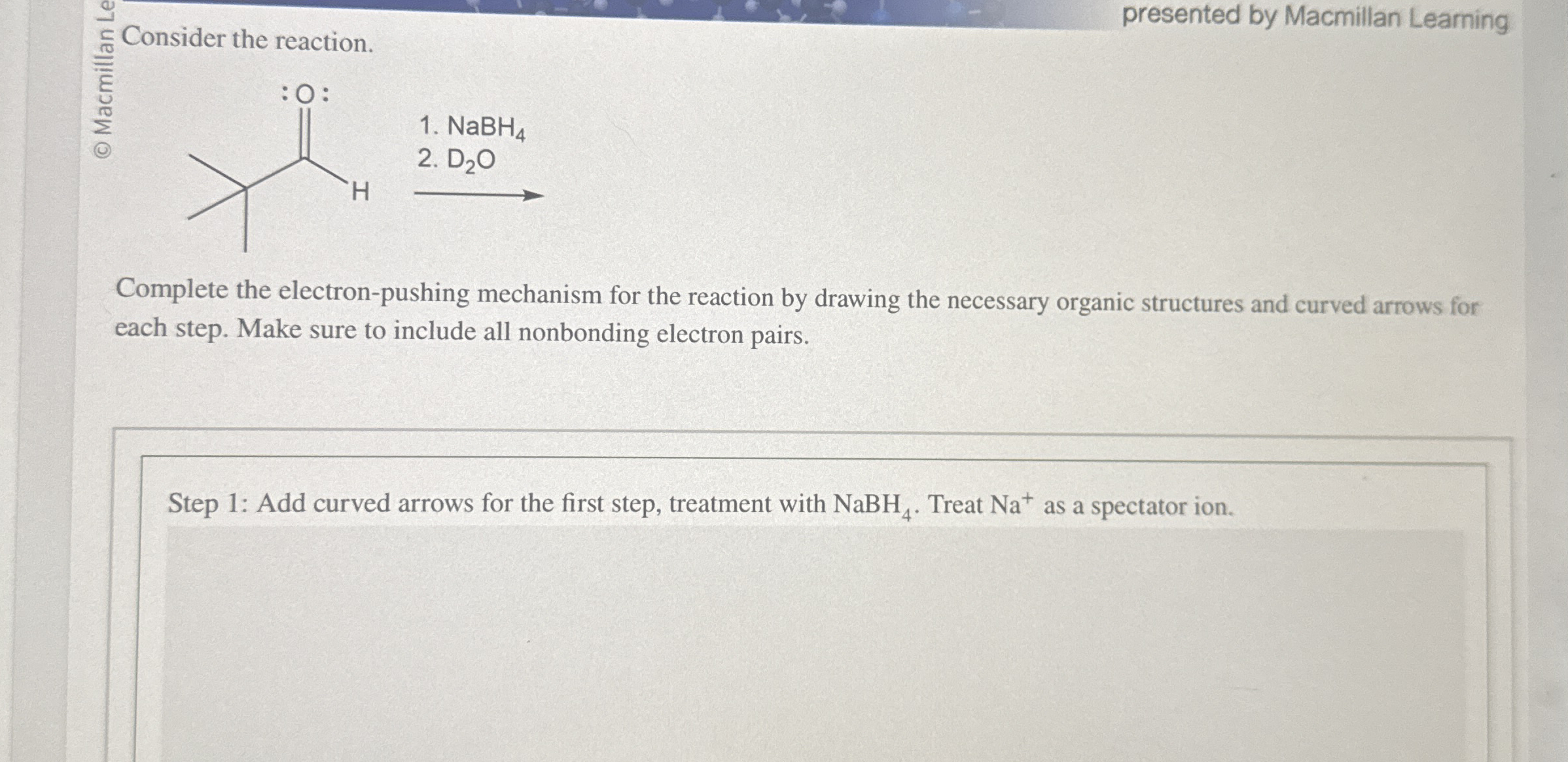 Solved Complete the electron-pushing mechanism for the | Chegg.com