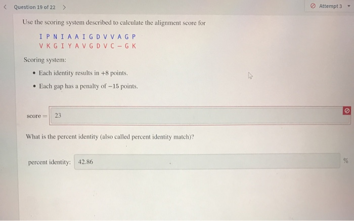 Solved Attempt 3 Use the scoring | Chegg.com