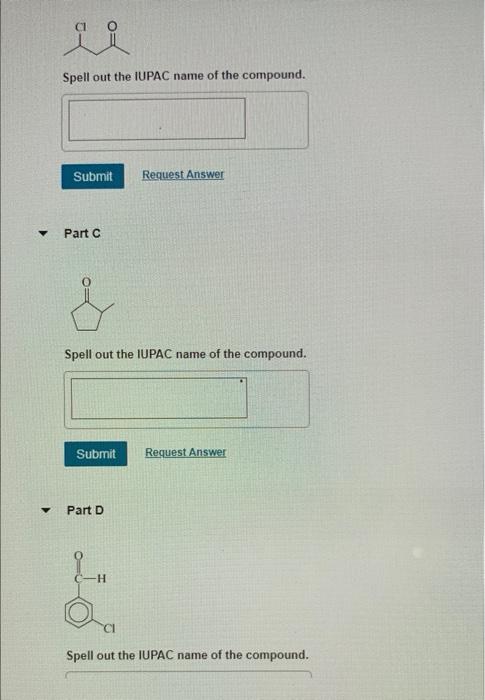 Solved Spell out the IUPAC name of the compound. Submit | Chegg.com