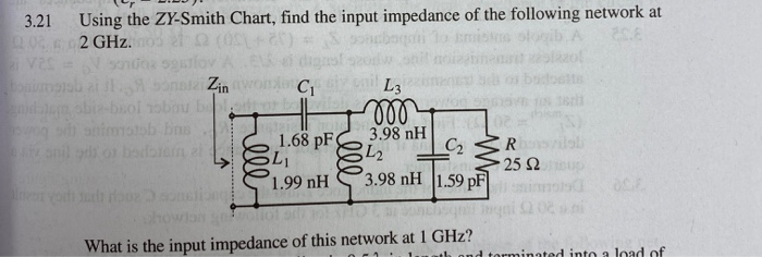 Solved 3.21 Using the ZY-Smith Chart, find the input | Chegg.com