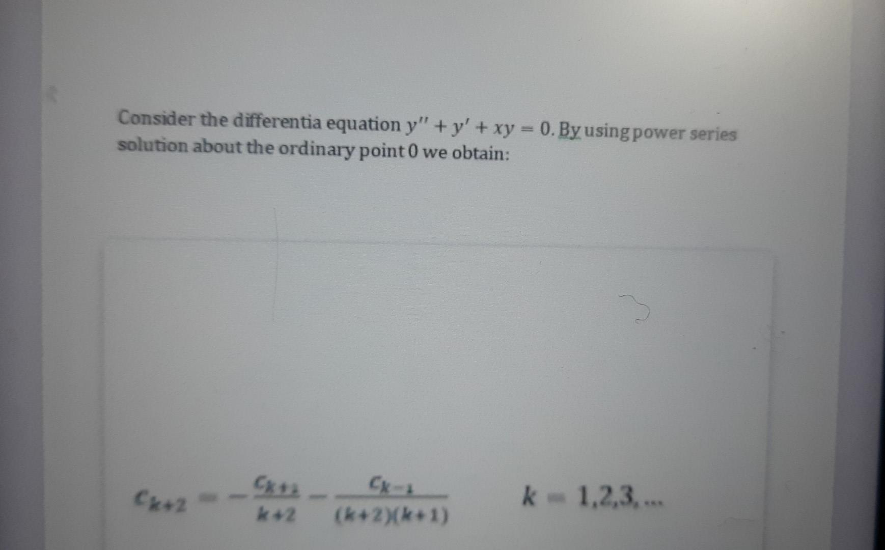 Solved Consider the differentia equation y Solved Consider the differentia equation y