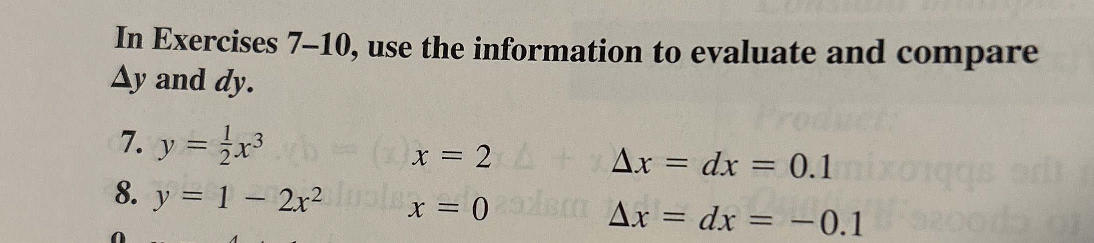 Solved In Exercises 7-10, ﻿use the information to evaluate | Chegg.com