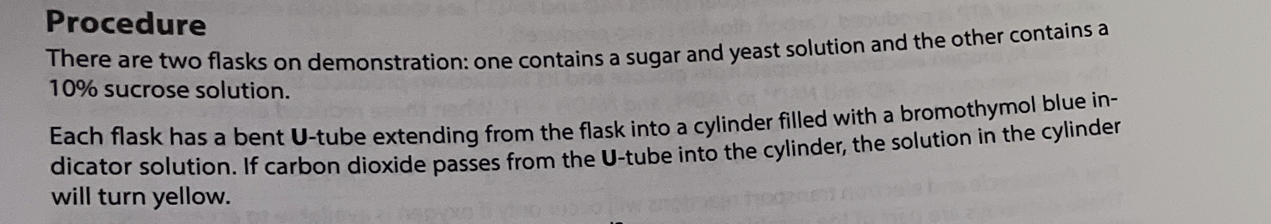 Solved ProcedureThere are two flasks on demonstration: one | Chegg.com