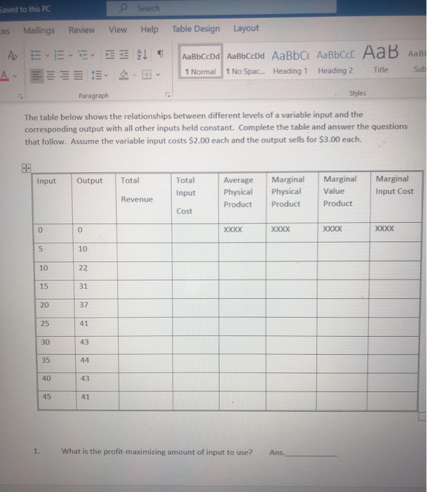 Solved O Search Saved To This Pc Help Table Design Layout