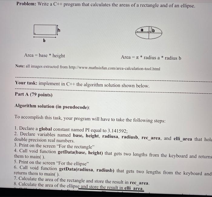 Solved Problem: Write a C++ program that calculates the | Chegg.com