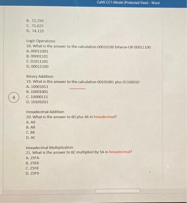 Solved CMS CC Model Predi Word 1. How many times are the | Chegg.com
