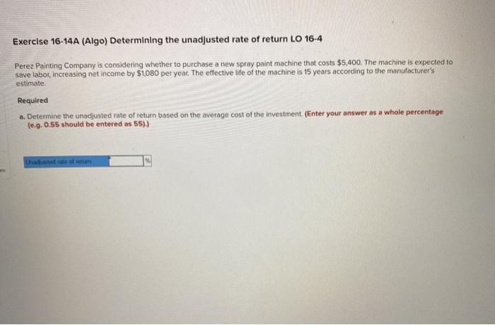 Solved Problem 16-19A (Algo) Using net present value and | Chegg.com