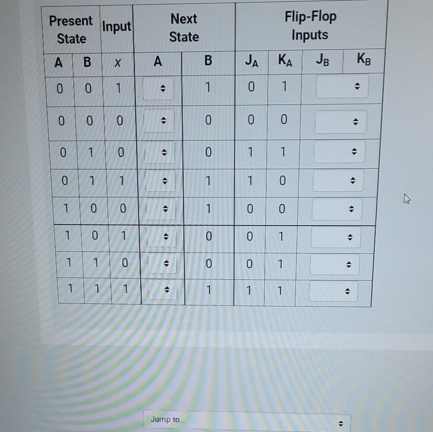 Solved Using the excitation and characteristic tables of JK | Chegg.com