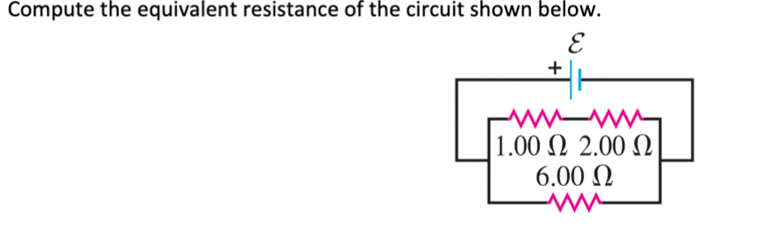 Solved Compute the equivalent resistance of the circuit | Chegg.com
