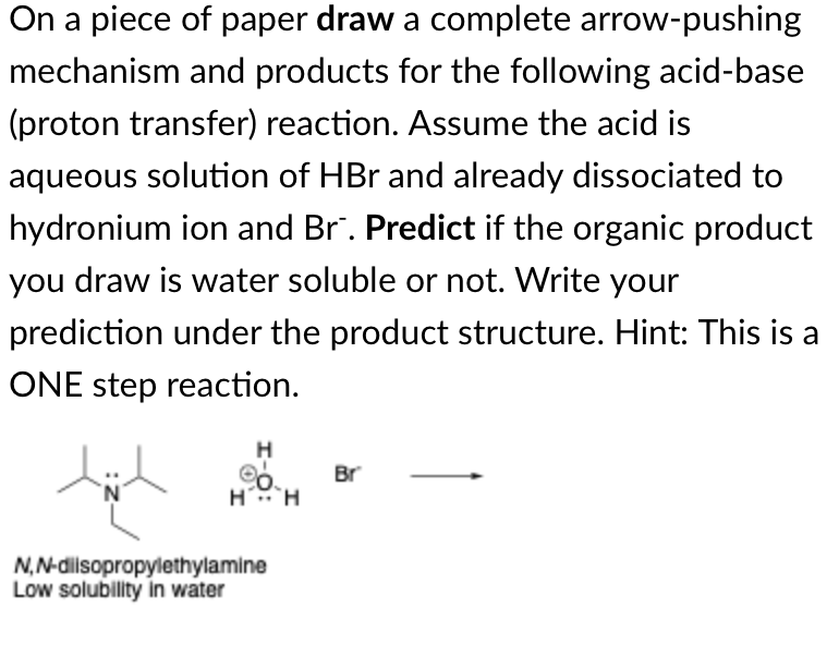 Solved On a piece of paper draw a complete arrow-pushing | Chegg.com