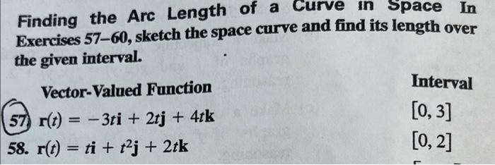 Solved Finding the Arc Length of a Plane Curve In Exercises | Chegg.com