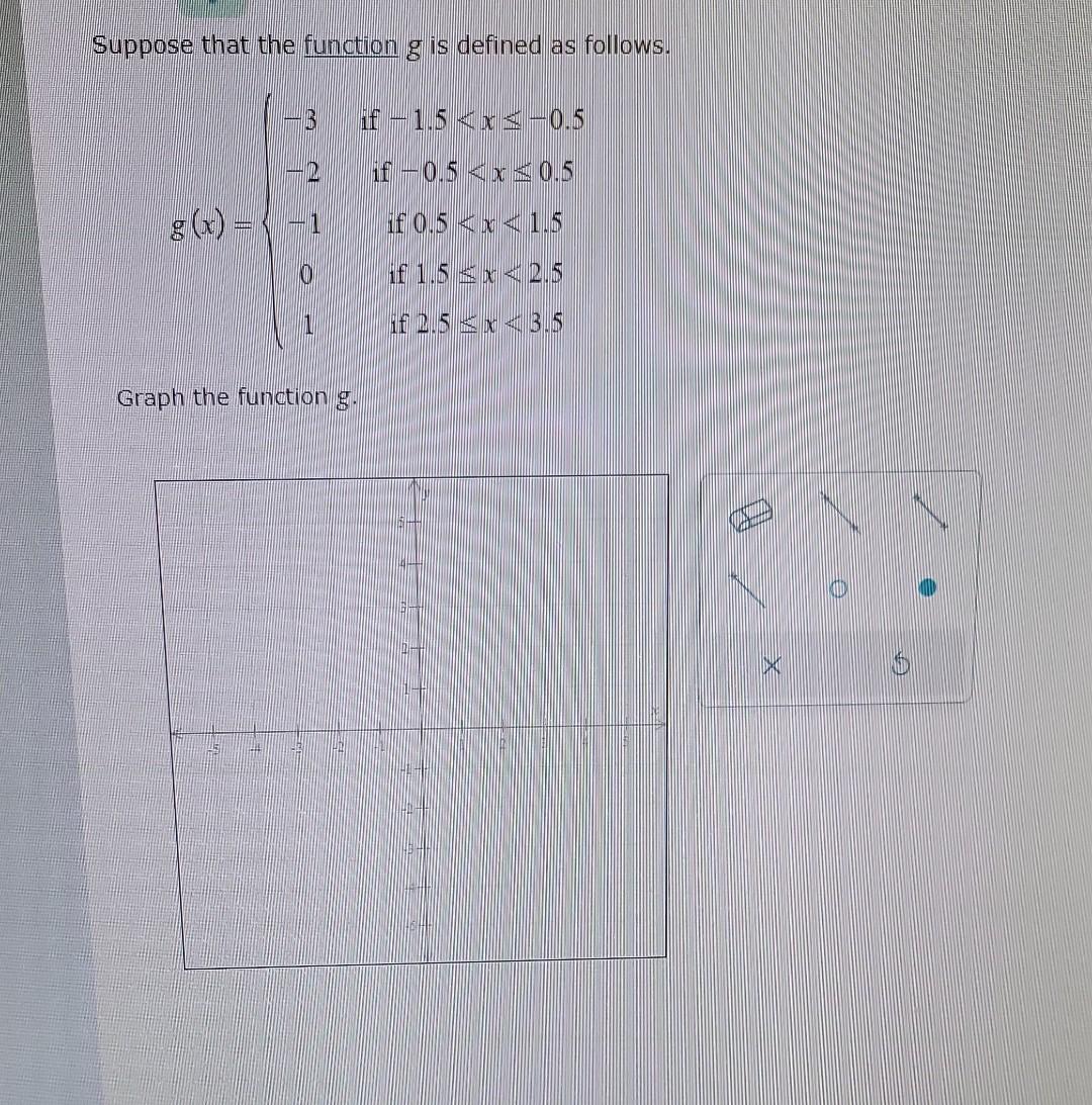 Solved Suppose that the function g is defined as follows. | Chegg.com