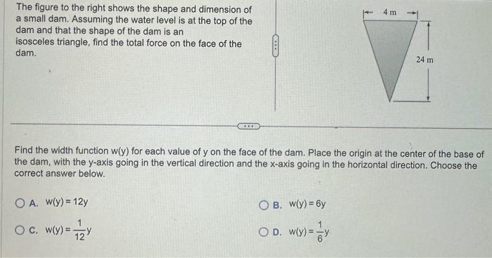 Solved The figure to the right shows the shape and dimension | Chegg.com