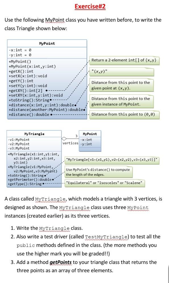 Solved Exercise#1 A class called Author (as shown in the | Chegg.com