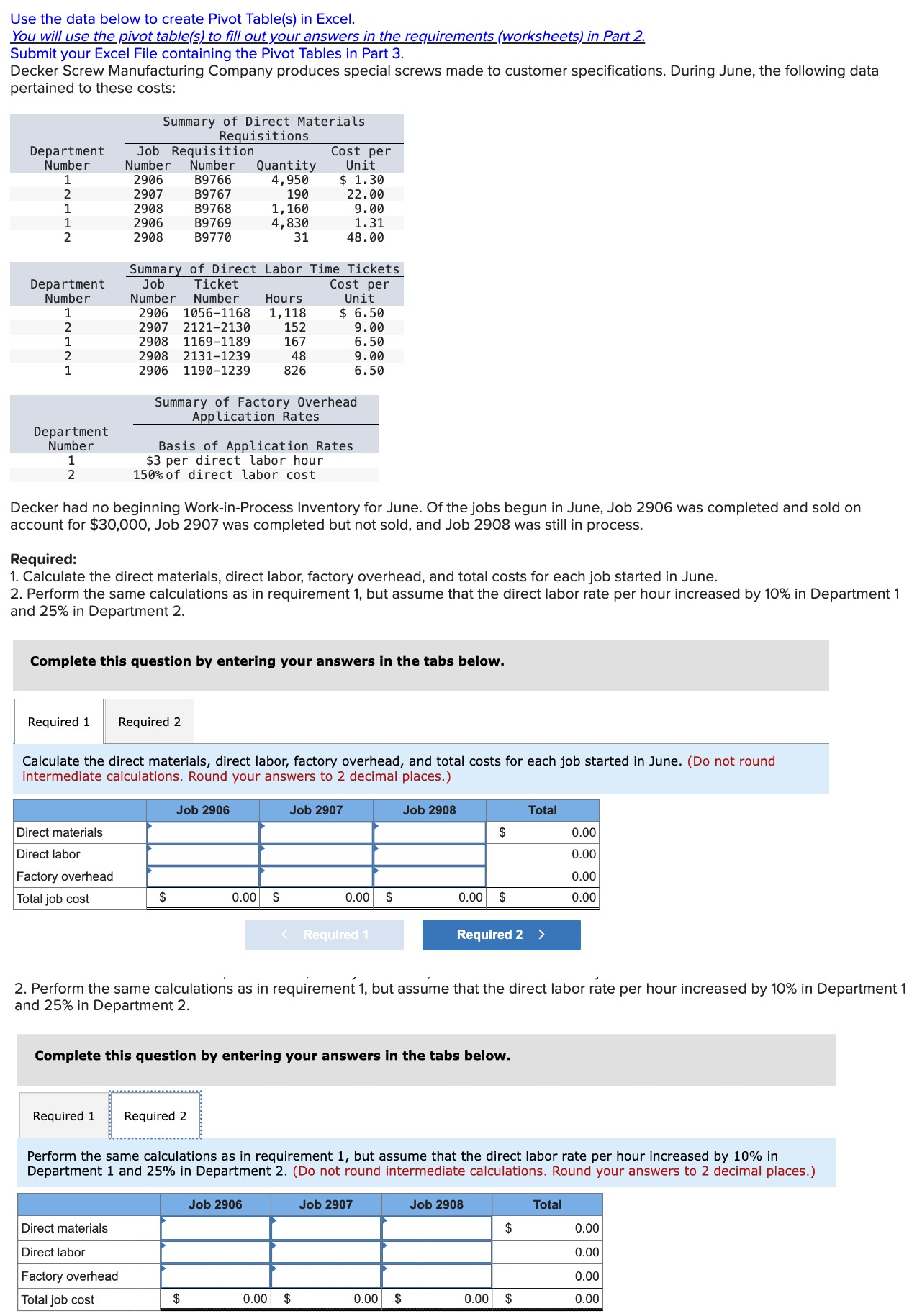 Solved PLEASE DO ENTIRE REQUIREMENT 1 ﻿AND 2 ﻿AND ATTACH THE | Chegg.com