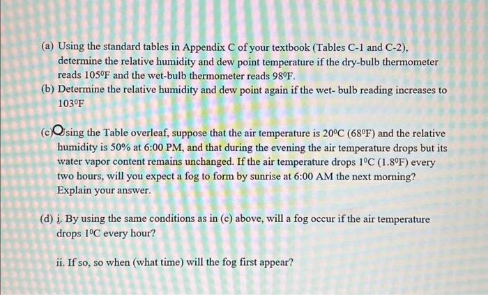 Solved (a) Using the standard tables in Appendix C of your | Chegg.com