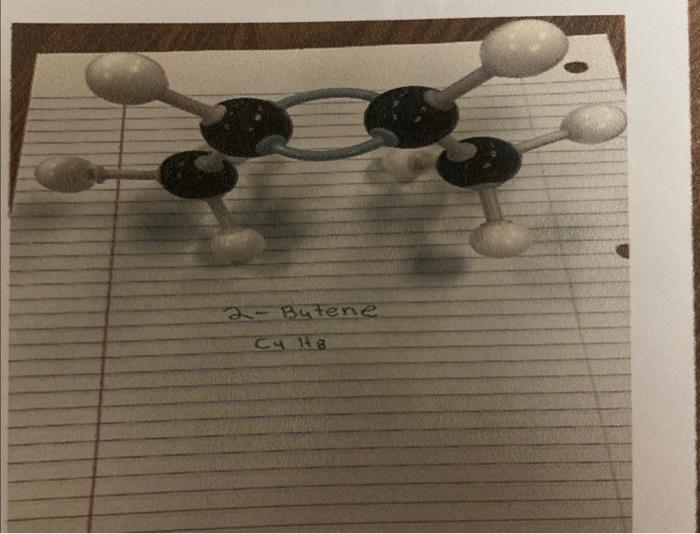 Solved Is the model alkene for 2-butene cis formnor trana | Chegg.com