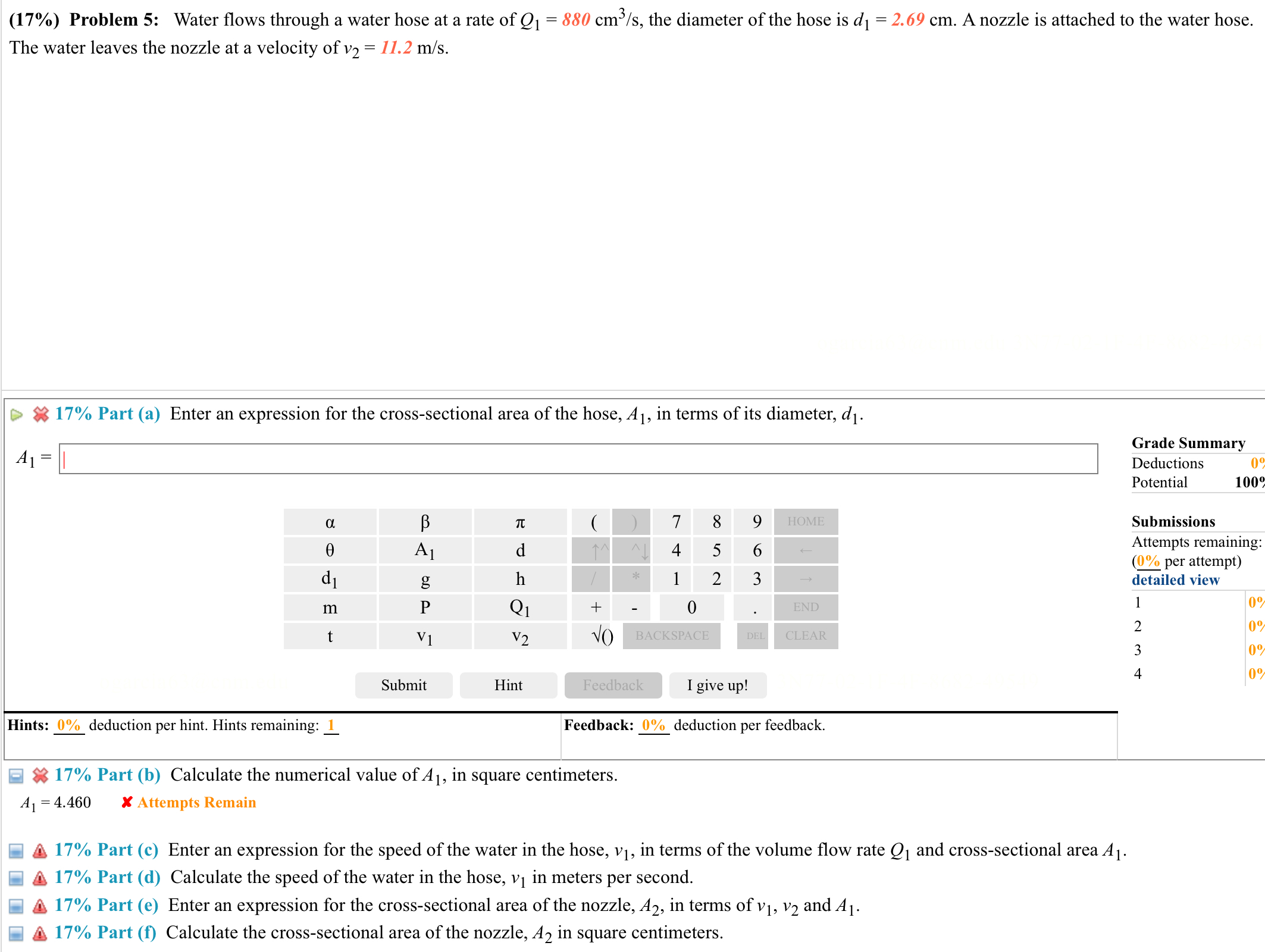 Solved Hints: 0%?? ﻿deduction per hint. Hints remaining: | Chegg.com