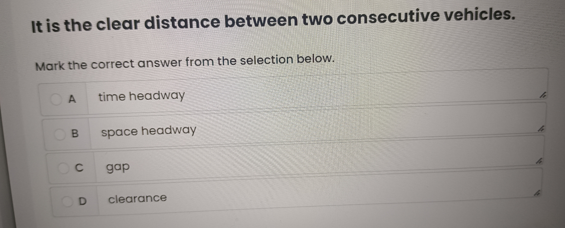 Solved It is the clear distance between two consecutive | Chegg.com