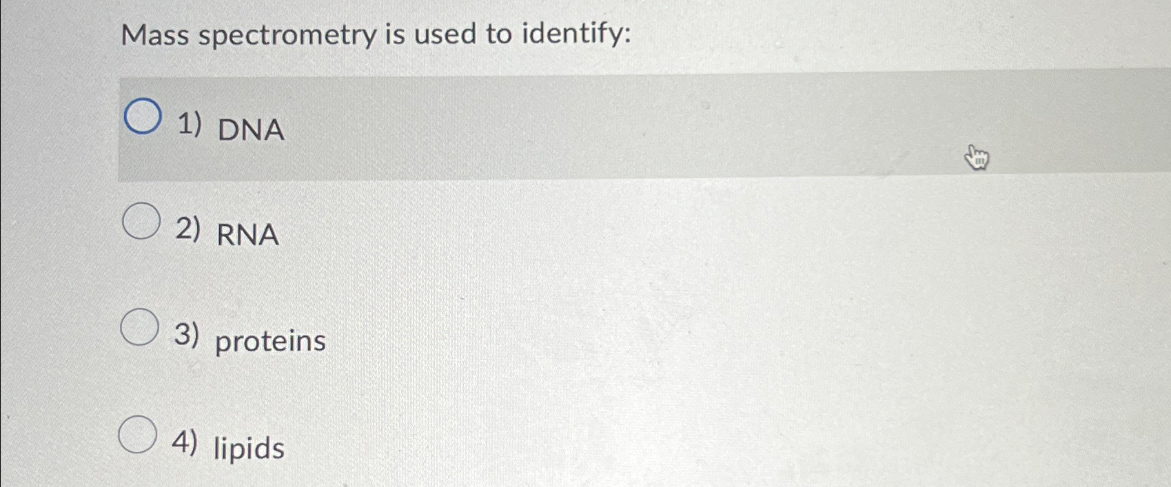 Solved Mass spectrometry is used to | Chegg.com