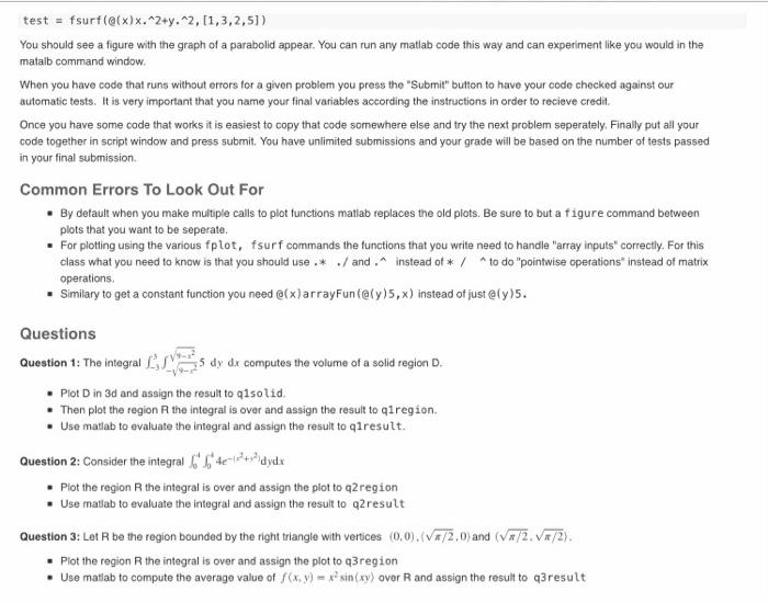 (MATLAB ONLY) (MATLAB ONLY) NEED HELP WITH MATLAB | Chegg.com