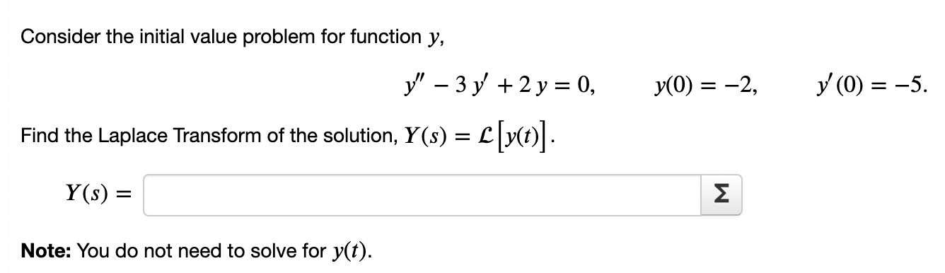 Solved Consider the initial value problem for function | Chegg.com