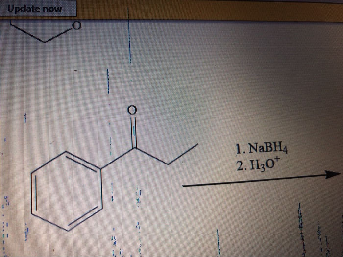 Solved Update now 0 o 1. NaBH4 2. H30+ --- | Chegg.com