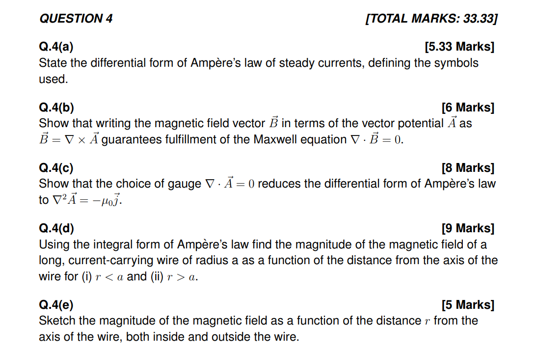 Solved QUESTION 4[TOTAL MARKS: 33.33]Q.4(a)[5.33 | Chegg.com