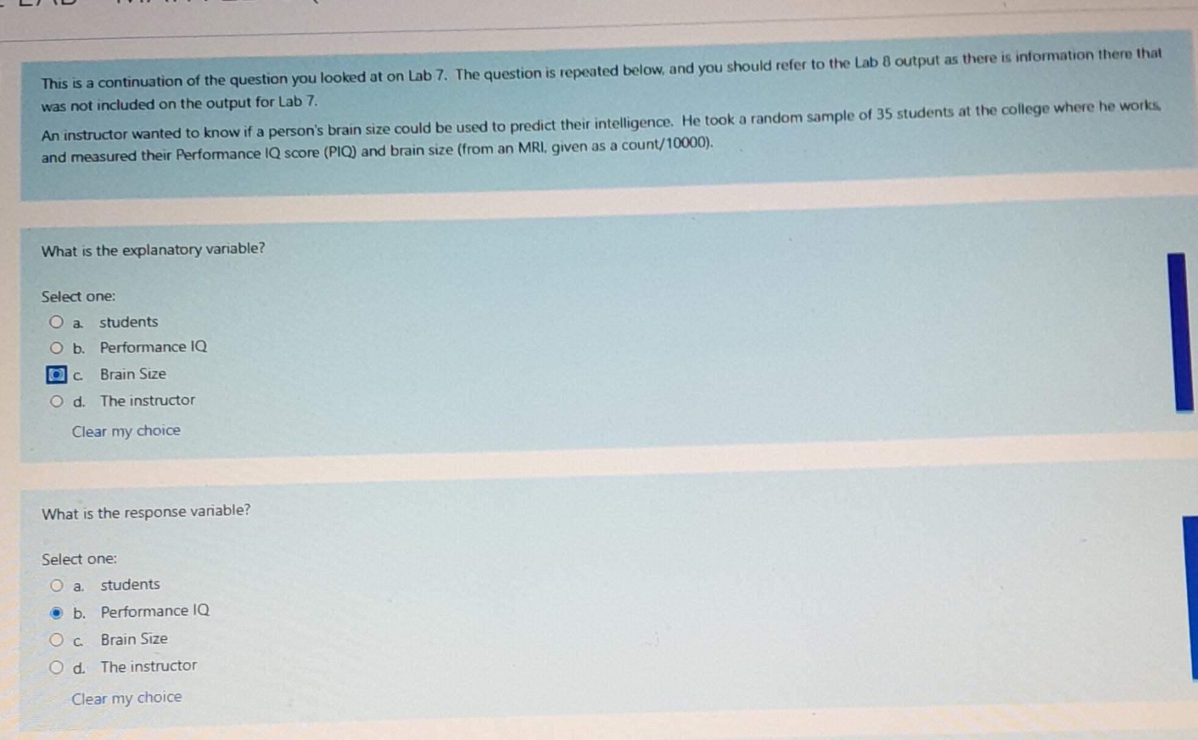 MATH2209 Lab 8 Output Fitted Line Plot | Chegg.com