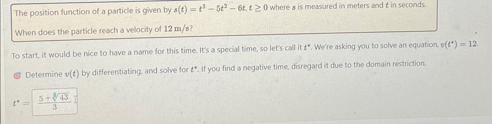 Solved The position function of a particle is given by | Chegg.com