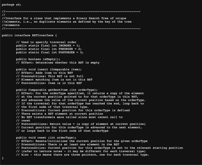 Solved Binary Search Trees. (20 marks) We need a public | Chegg.com