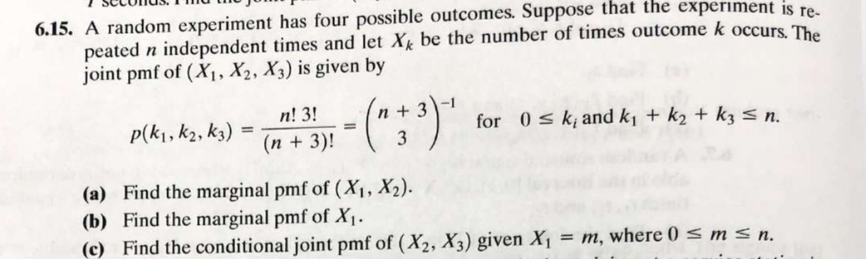 Solved 6.15. ﻿A random experiment has four possible | Chegg.com