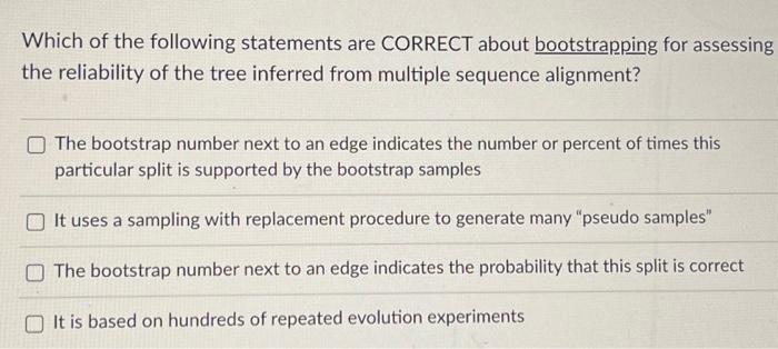 Solved Which of the following statements are CORRECT about | Chegg.com