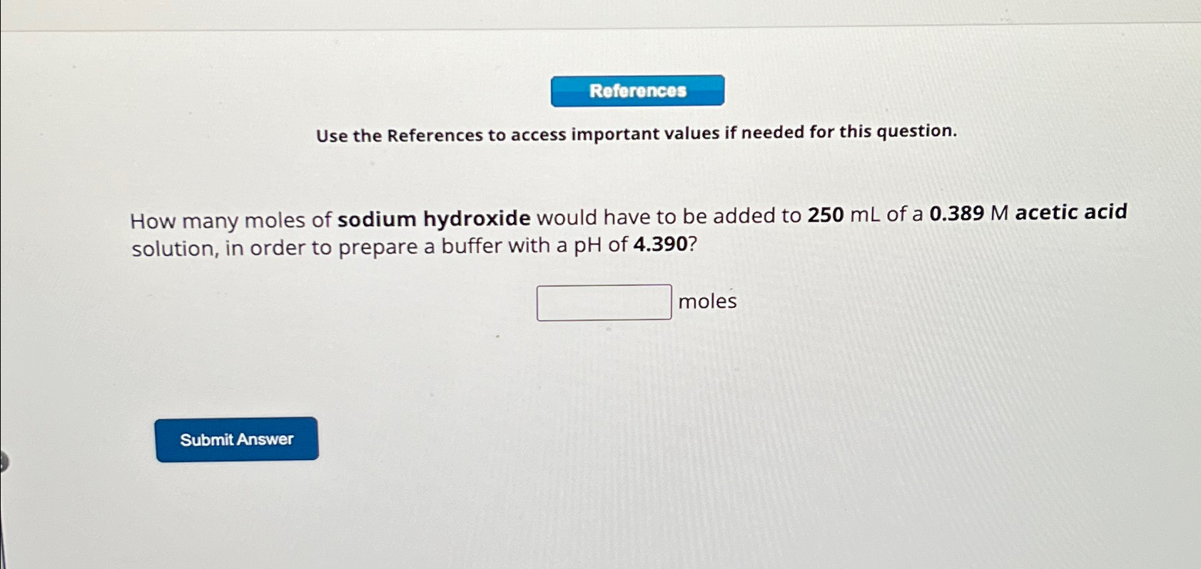 Solved Use the References to access important values if | Chegg.com