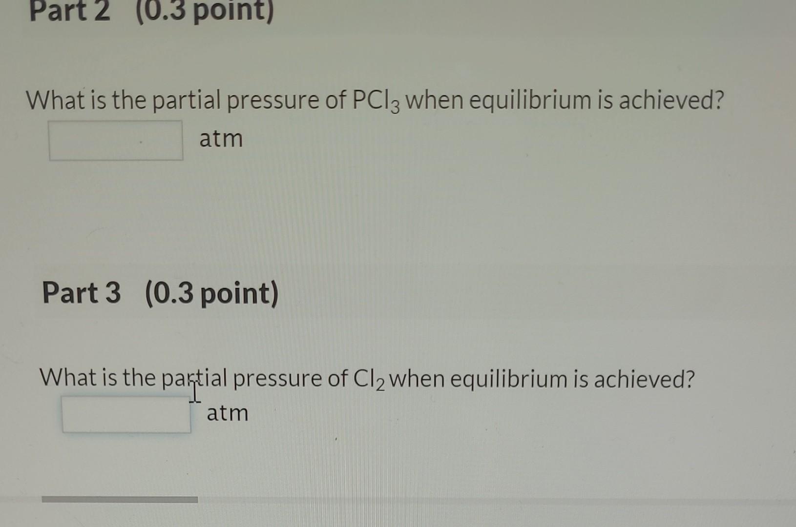 Solved The gas-phase reaction for the production of PCl5 | Chegg.com