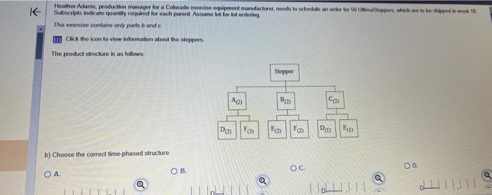 Solved Subscripts indicate quantity required for each | Chegg.com