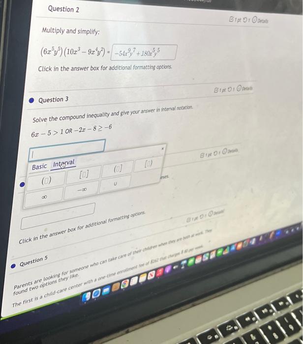 Solved Multiply and simplify: | Chegg.com