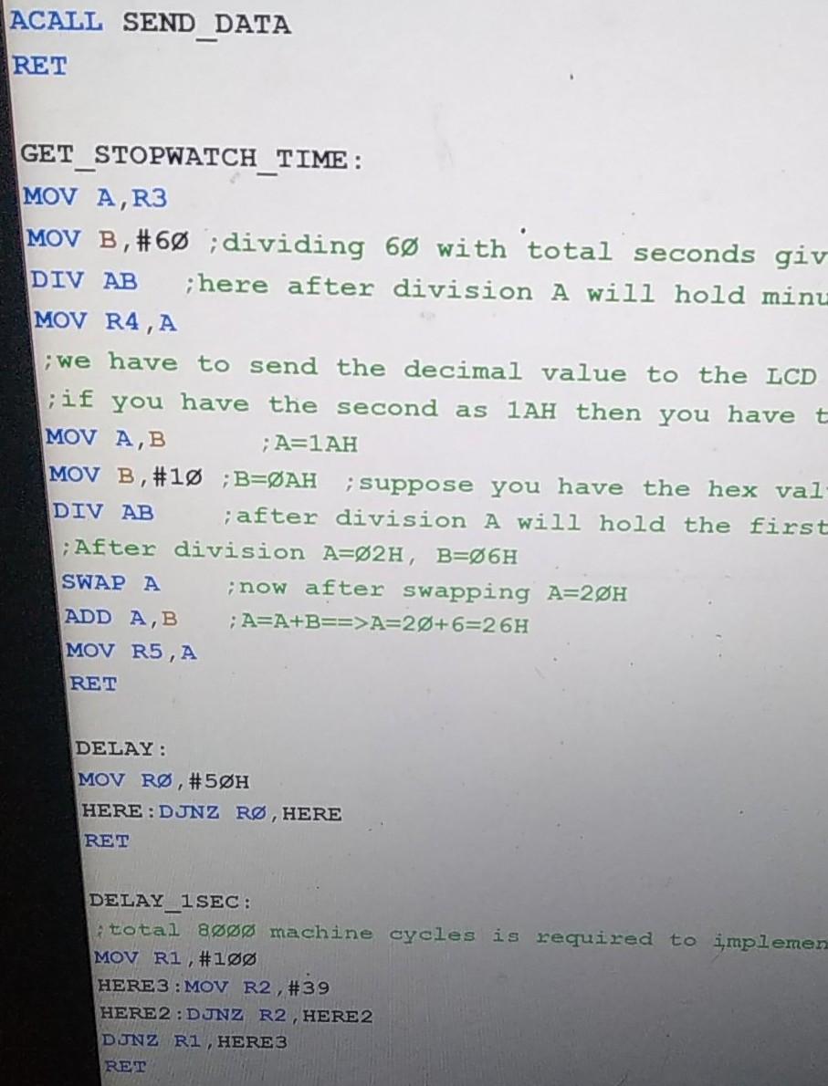 Solved EdSim51DI - Source Code Pane - close this window to | Chegg.com