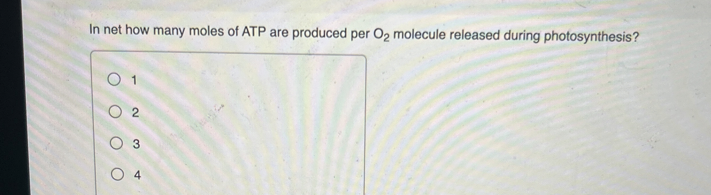 In net how many moles of ATP are produced per O2 | Chegg.com