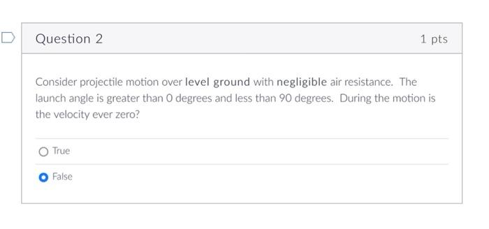 Solved Consider projectile motion over level ground with | Chegg.com