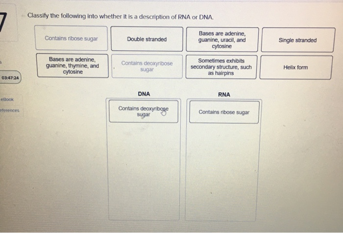 Solved Classify the following into whether it is a | Chegg.com