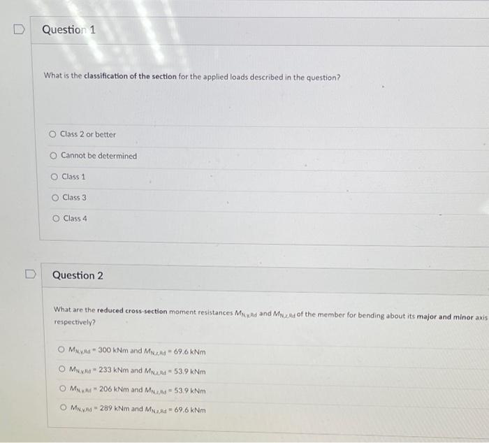 Solved Figure below shows a 4.0 m long UB 305×165×54 in $355 | Chegg.com