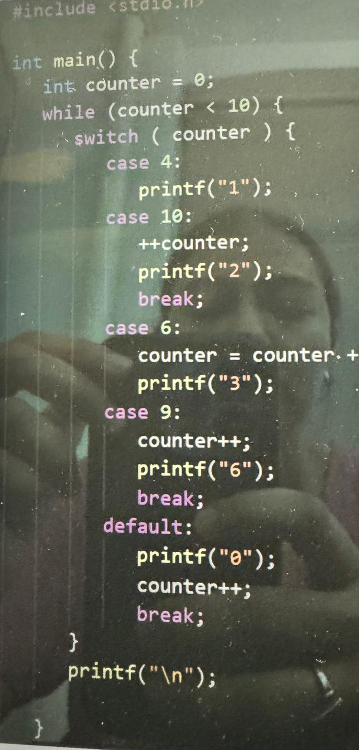 int main() {int main() {while (counter