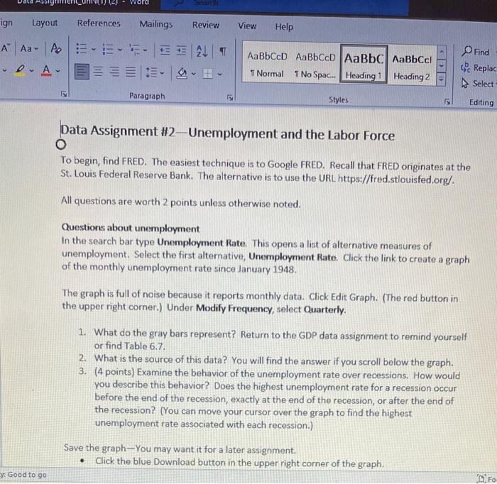 FRED Labor Force Participation Rate Labor Force | Chegg.com