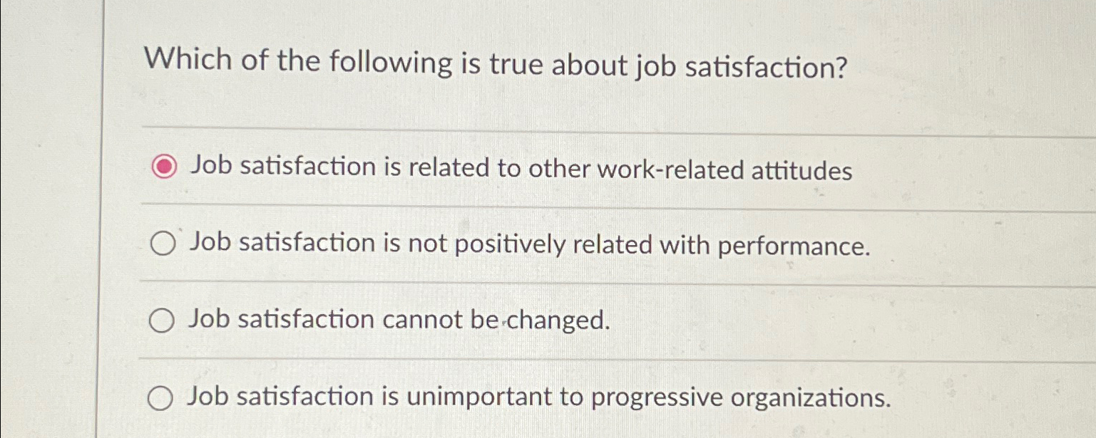Solved Which of the following is true about job | Chegg.com