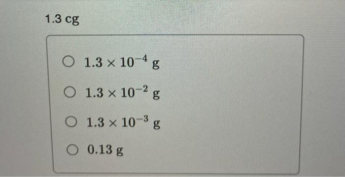 Solved Use scientific notation to express each quantity with | Chegg.com