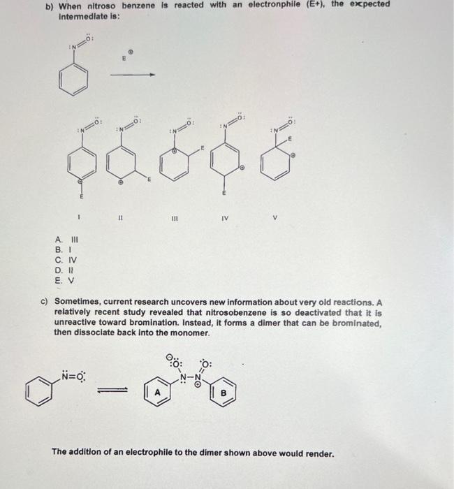 Solved 26. The nitroso group is known as a strong | Chegg.com