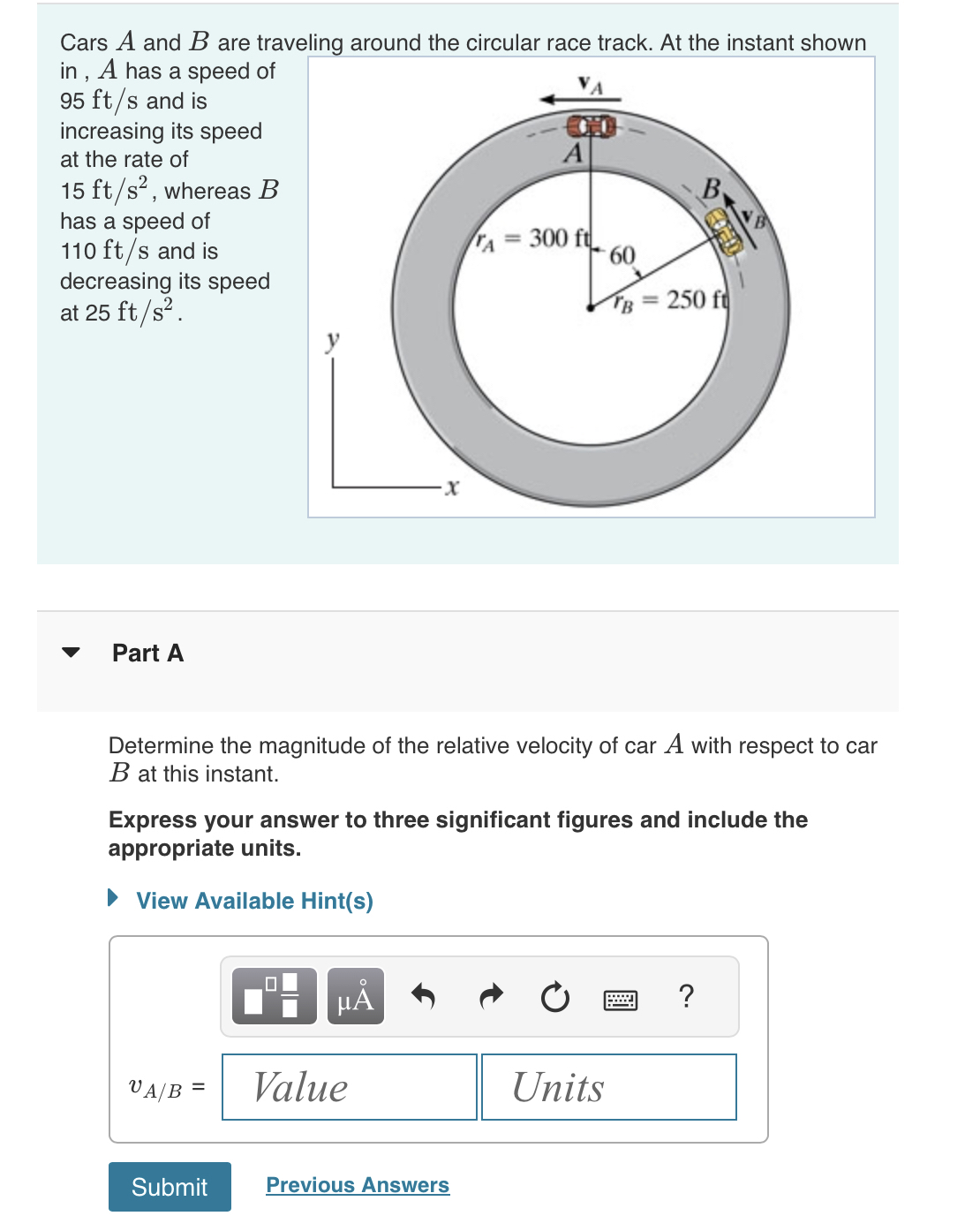 Solved Part BDetermine the angle θv ﻿of | Chegg.com