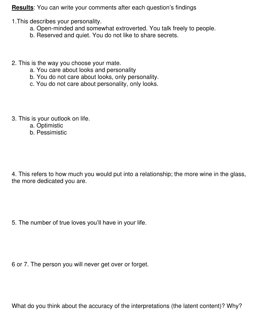 Solved Results: You can write your comments after each | Chegg.com